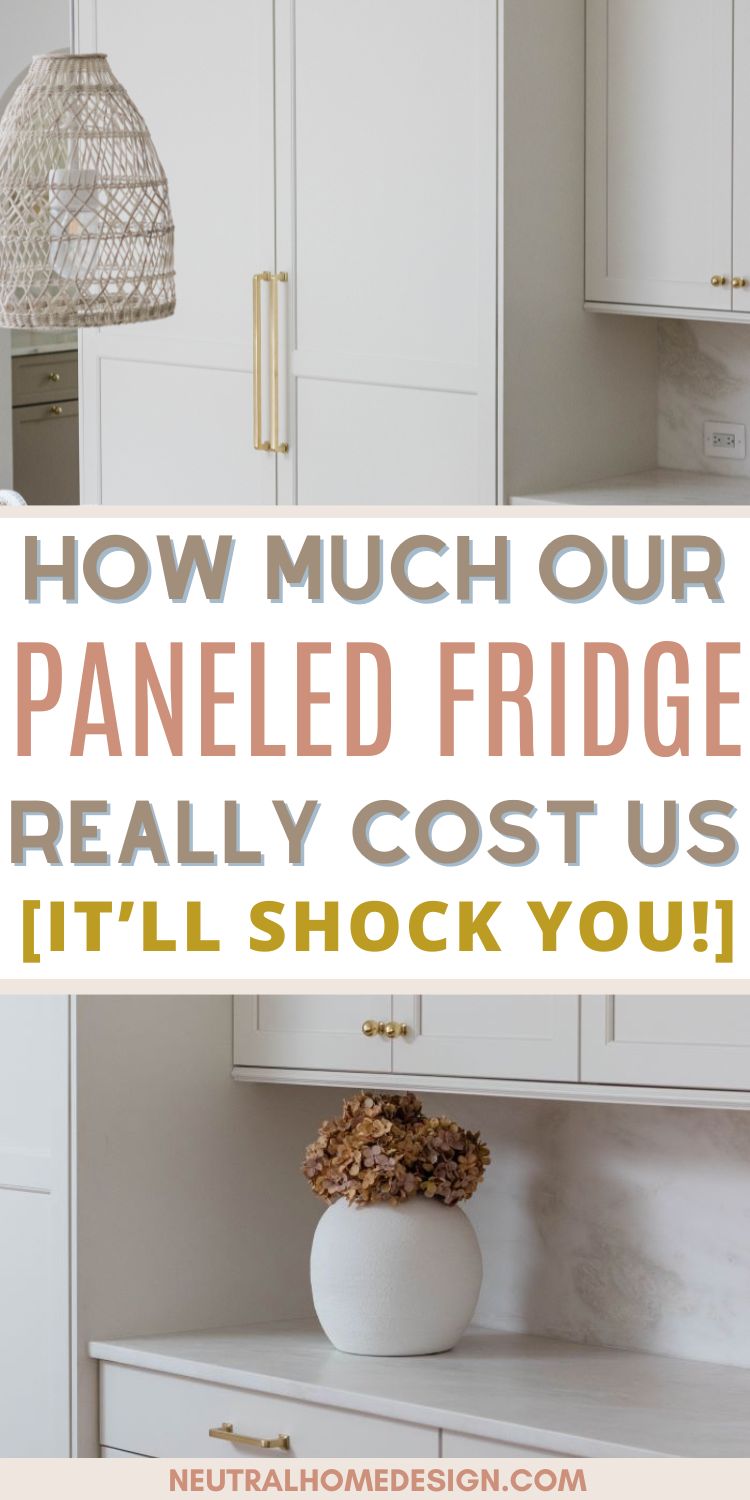 How Much We Really Spent on Our Panel Ready Appliances [It'll Shock You ...